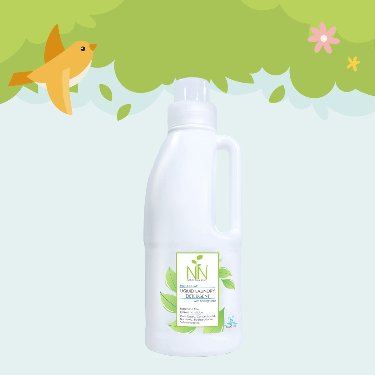 Nature To Nurture Free & Clear Liquid Laundry Detergent – Nature to Nurture