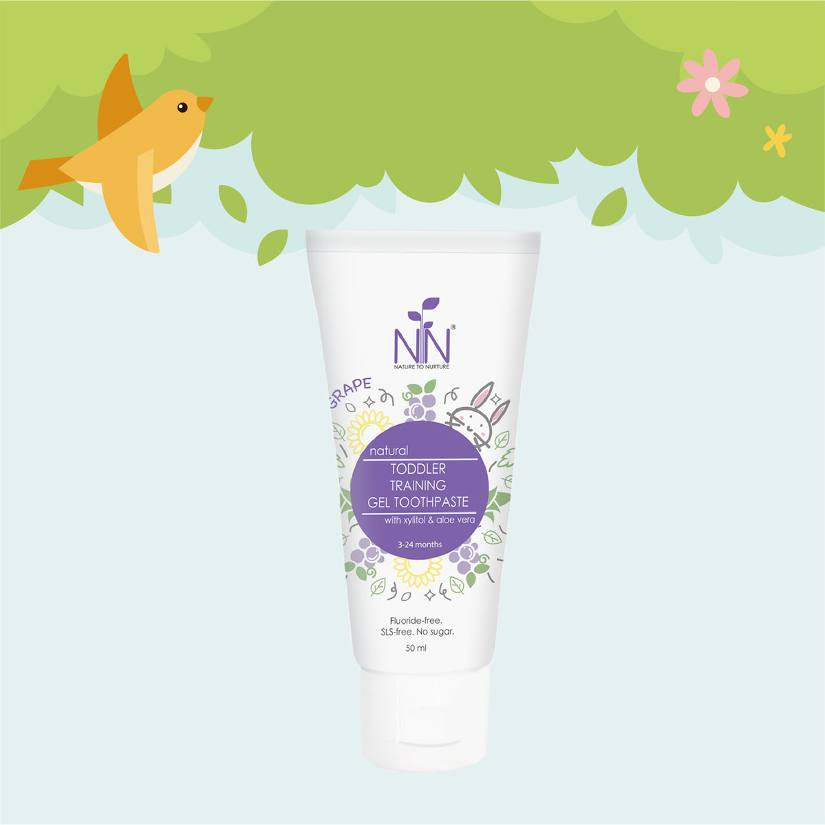Nature to Nurture Toddler Training Gel Toothpaste, 3months to 2years 5